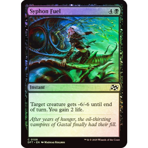 Syphon Fuel - DFT - Common - MTG Cards (WOTC) | Shopee Singapore