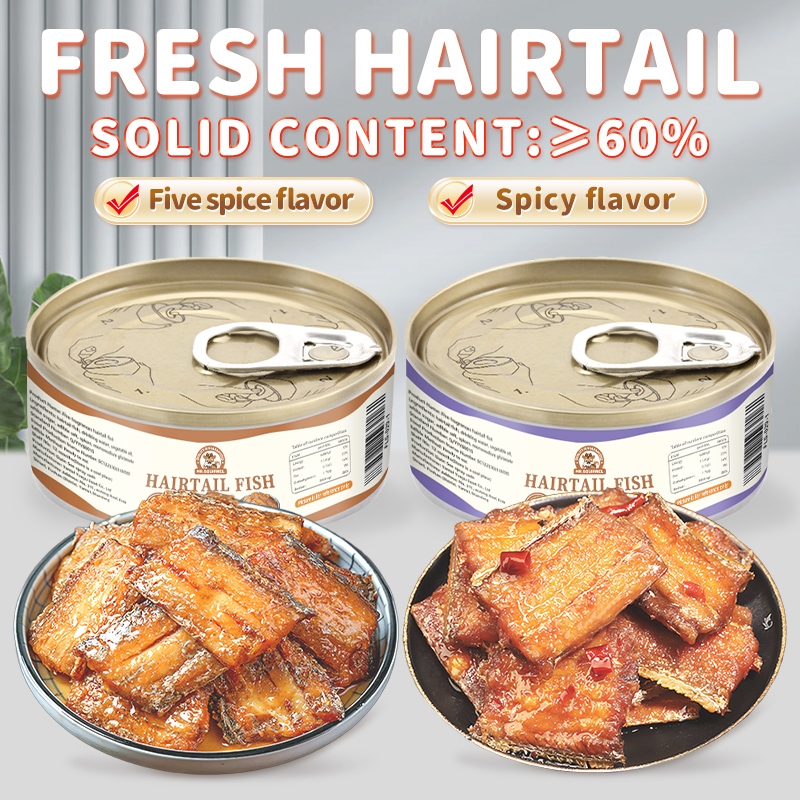 100g Ribbonfish Canned Goods Fried Dace Fish Sardines Can Seafood to ...
