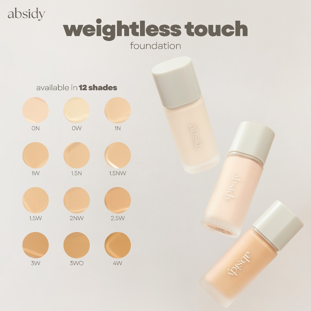 Absidy Beauty Base Weightless Touch Foundation | Shopee Singapore