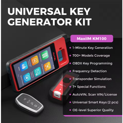 2025 New Autel MaxiIM KM100 Key Fob PROGRAMMING Immobilizer Tool, 60s ...