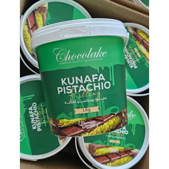 CHOCOLAKE Kunafa Pistachio Filling 1 Kg USED FOR VIRAL CHOCOLATE ...