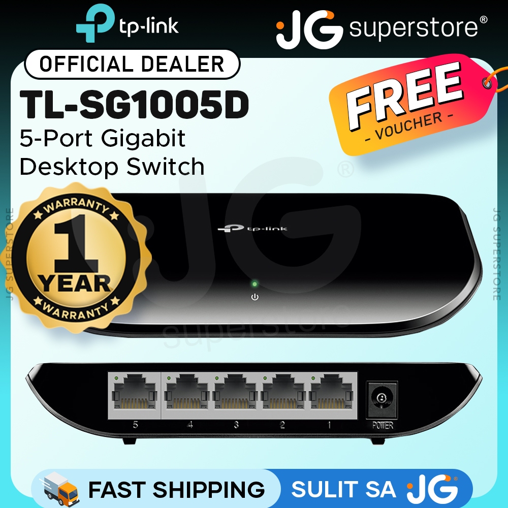 TP-Link TL-SG1005D 5-Port Gigabit Ethernet Switch w/ Auto-MDI/MDIX ...