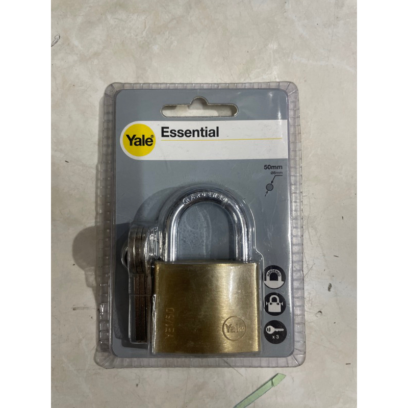 YALE ESSENTIAL PADLOCK 50mm | Shopee Singapore