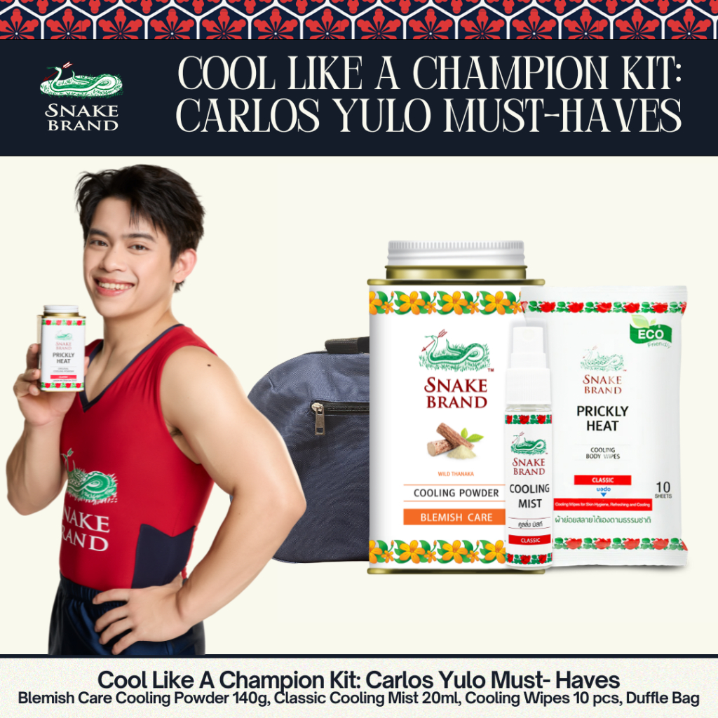 Snake Brand Carlos Yulo Must-Haves: (Blemish Care Powder 140g, Classic ...