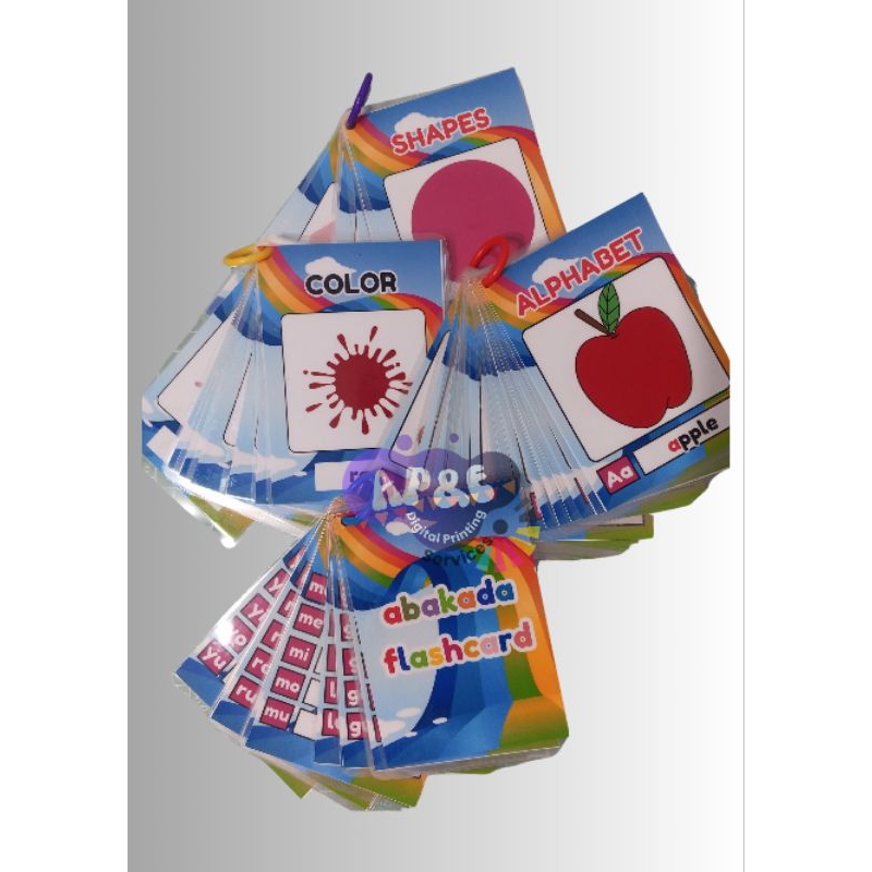Laminated Educational Flashcards New ABAKADA SHAPES COLORS ALPHABET ...
