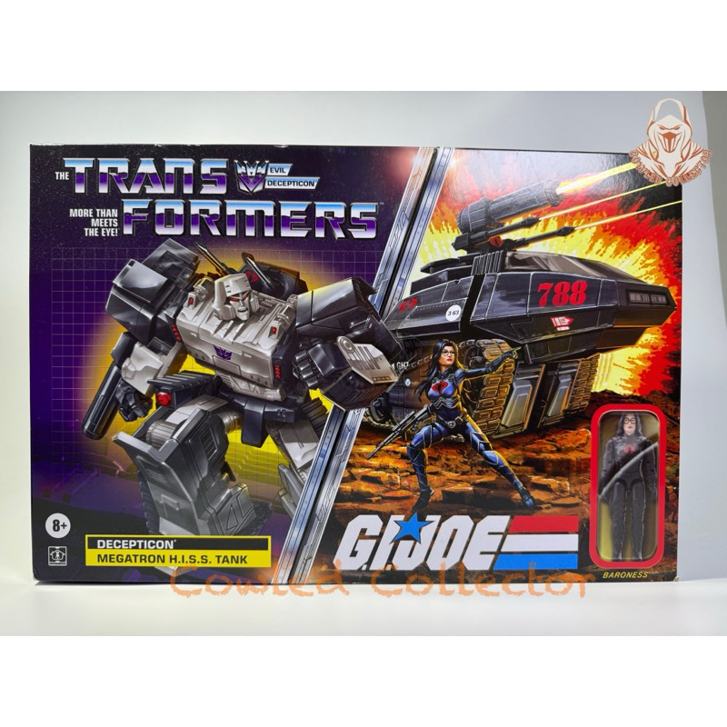 Hasbro Transformers x GI Joe Collaborative 2022 Megatron HISS Tank and ...