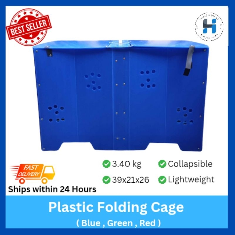 Plastic Folding Cage Double for Gamefowl / Derby box ( Polypropylene ...