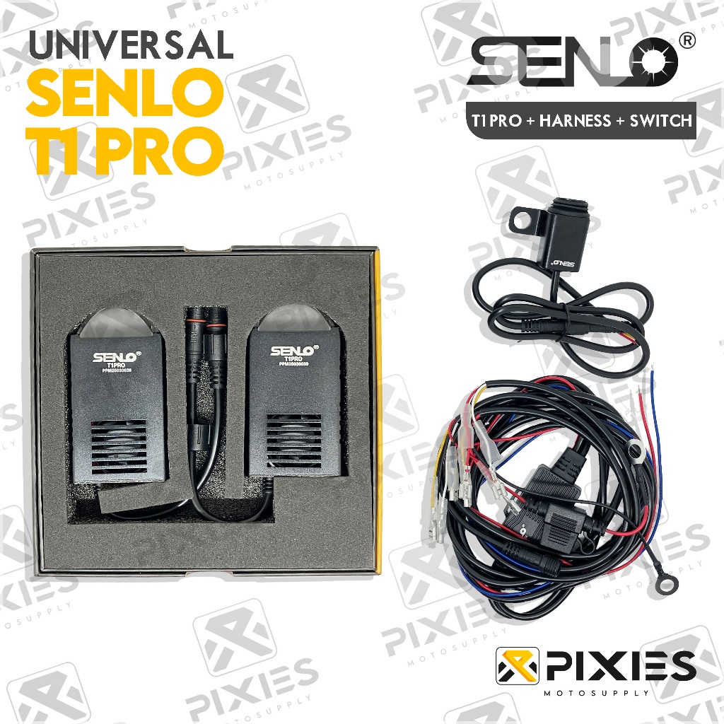 SENLO MINI DRIVING LIGHT SENLO T1 PRO SET HARNESS SWITCH RELAY SOCKET ...