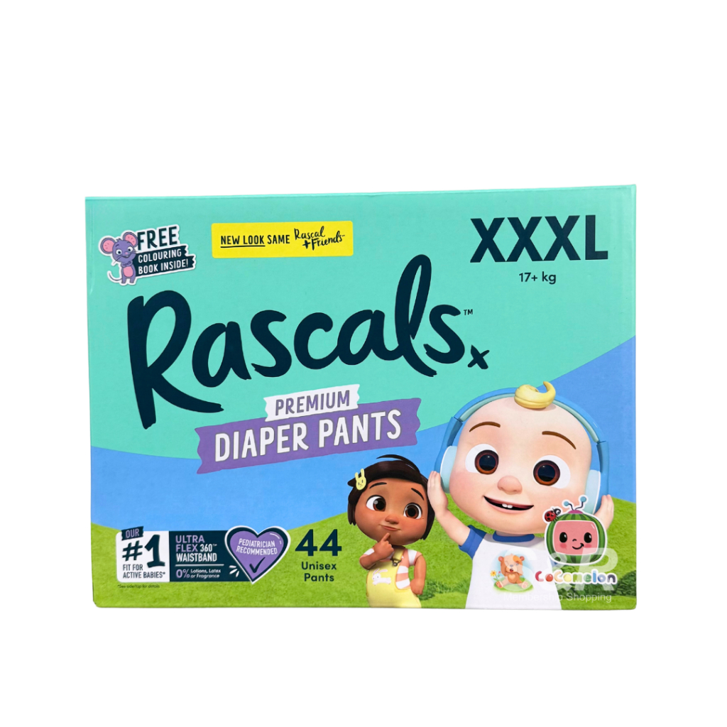Rascals Premium Diaper Pants XXXL 44pcs | Shopee Singapore