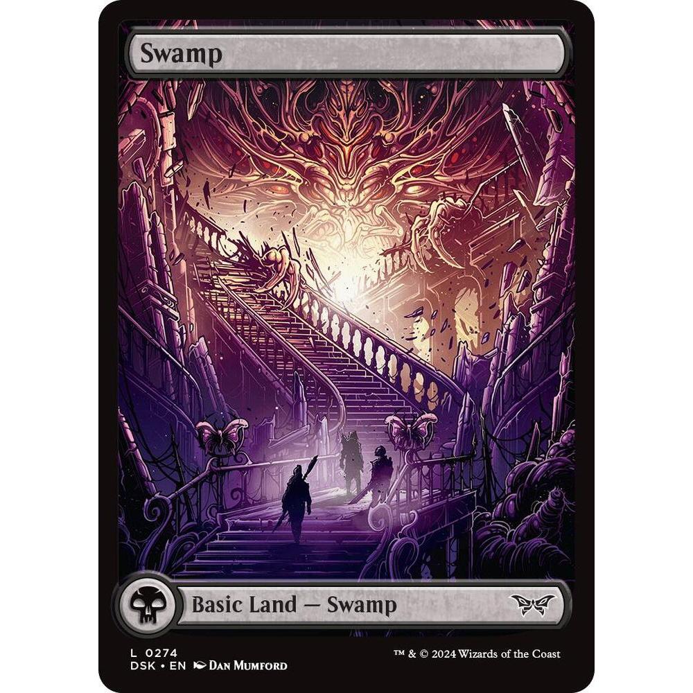 Swamp (0274) - Full Art (Foil) - Duskmourn: House of Horror (DSK ...