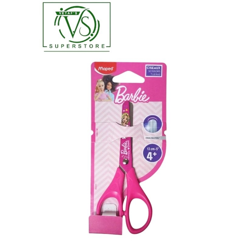 MAPED BARBIE STAINLESS SCISSORS (4+) | Shopee Singapore