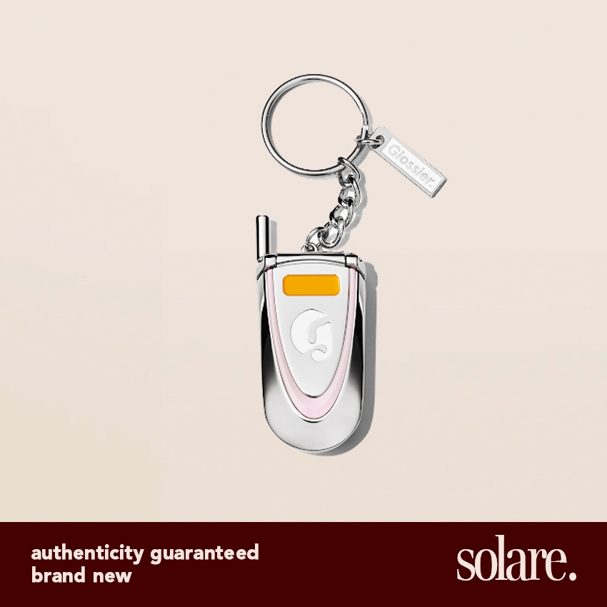 GLOSSIER LA Keychain with free set of Glossier x Starface patches.(on ...
