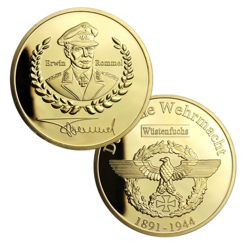 Erwin Rommel WW2 German Commemorative Coin | Shopee Singapore