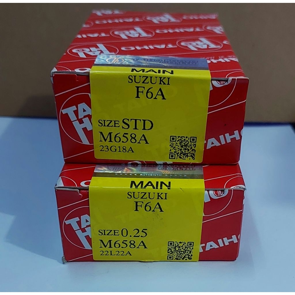 M658A STD/0.25 MAIN BEARING SUZUKI MULTICAB F6A TAIHO JAPAN | Shopee ...