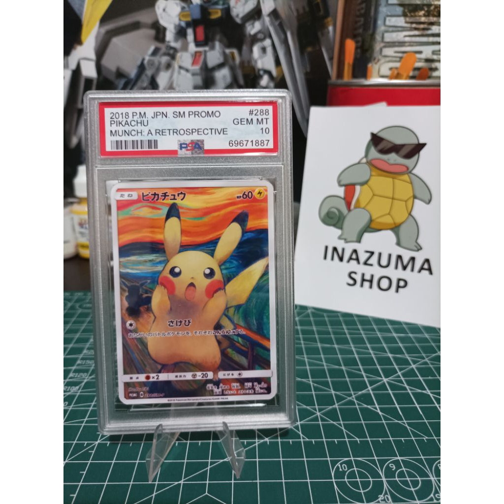 PIKACHU MUNCH PSA10 (REPLICA) | Shopee Singapore