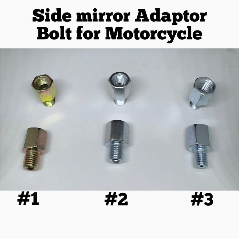 Side mirror bolt adaptor for motorcycle (sold per piece) | Shopee Singapore