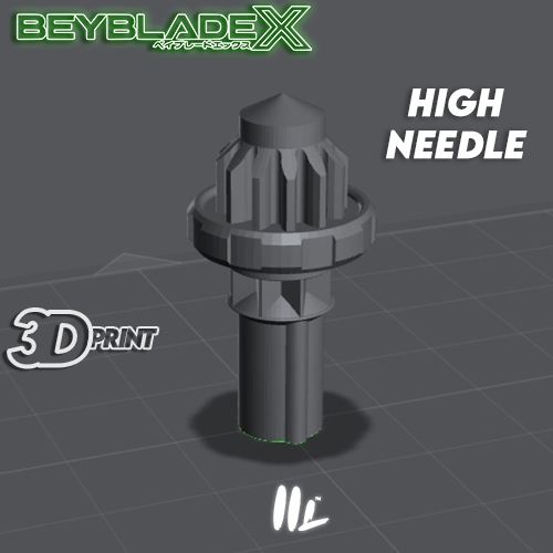 [Beyblade-X] HIGH NEEDLE 3d Printed bit | Shopee Singapore