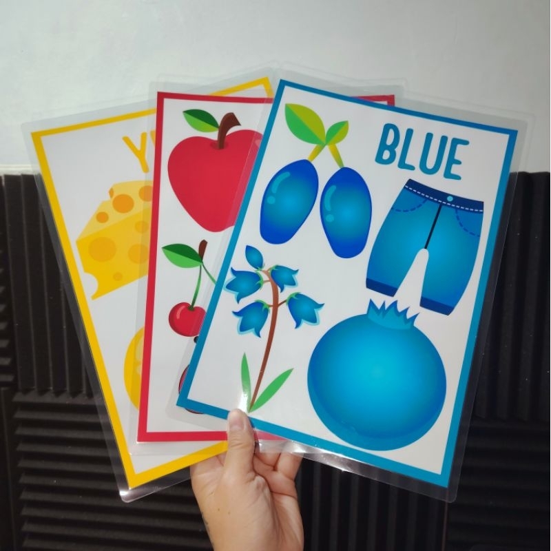 A4 Size Educational Flashcards for Classroom and Homeschooling Use ...