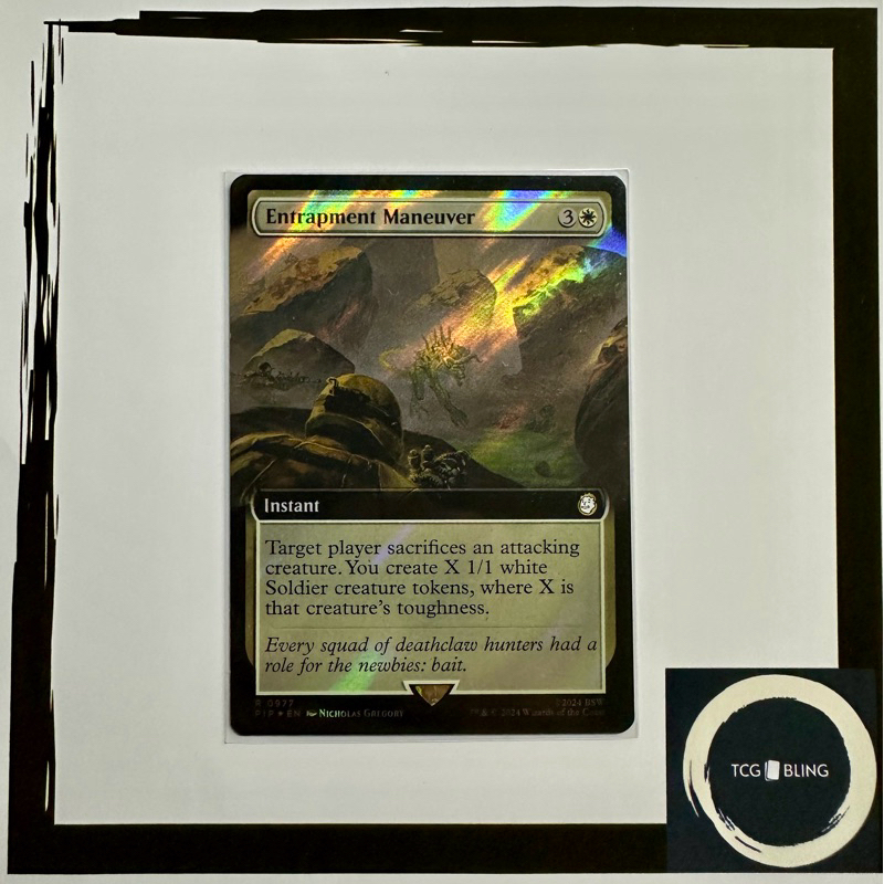 Entrapment Maneuver MTG - Universes Beyond: Fallout (Extended Art) SURGE FOIL | Shopee Singapore