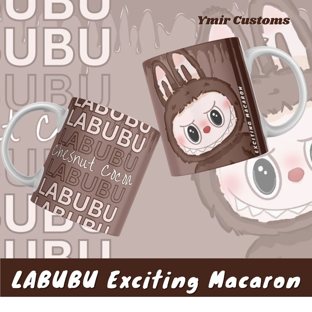 LABUBU Exciting Macaron Mug Collection (7 designs) - FREE Mug Box ...