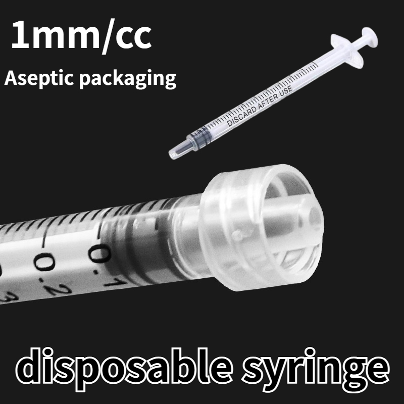 1ml/cc Disposable Syringe 100pcs/box Luer Lock Luer Slip syringe ...