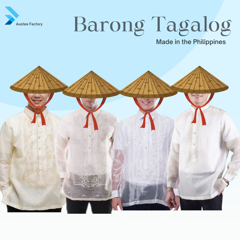 D Austee Premium Barong Tagalog Detailed Classy Embroid Traditional ...