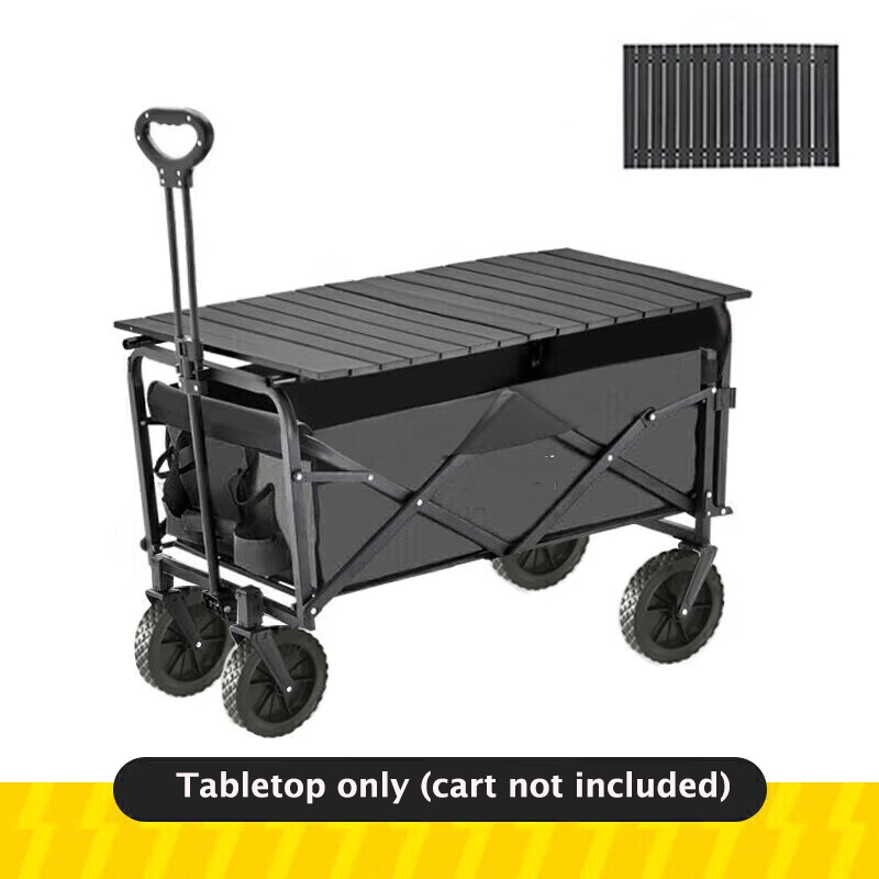 Wagon Trolley Table Board Foldable Outdoorutility Folding Camping Cart ...
