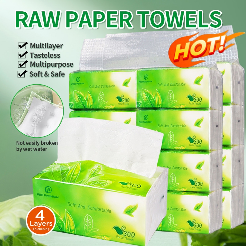 Organic Green Tea Facial Tissue Paper Car Toilet Paper Femme Tissue ...