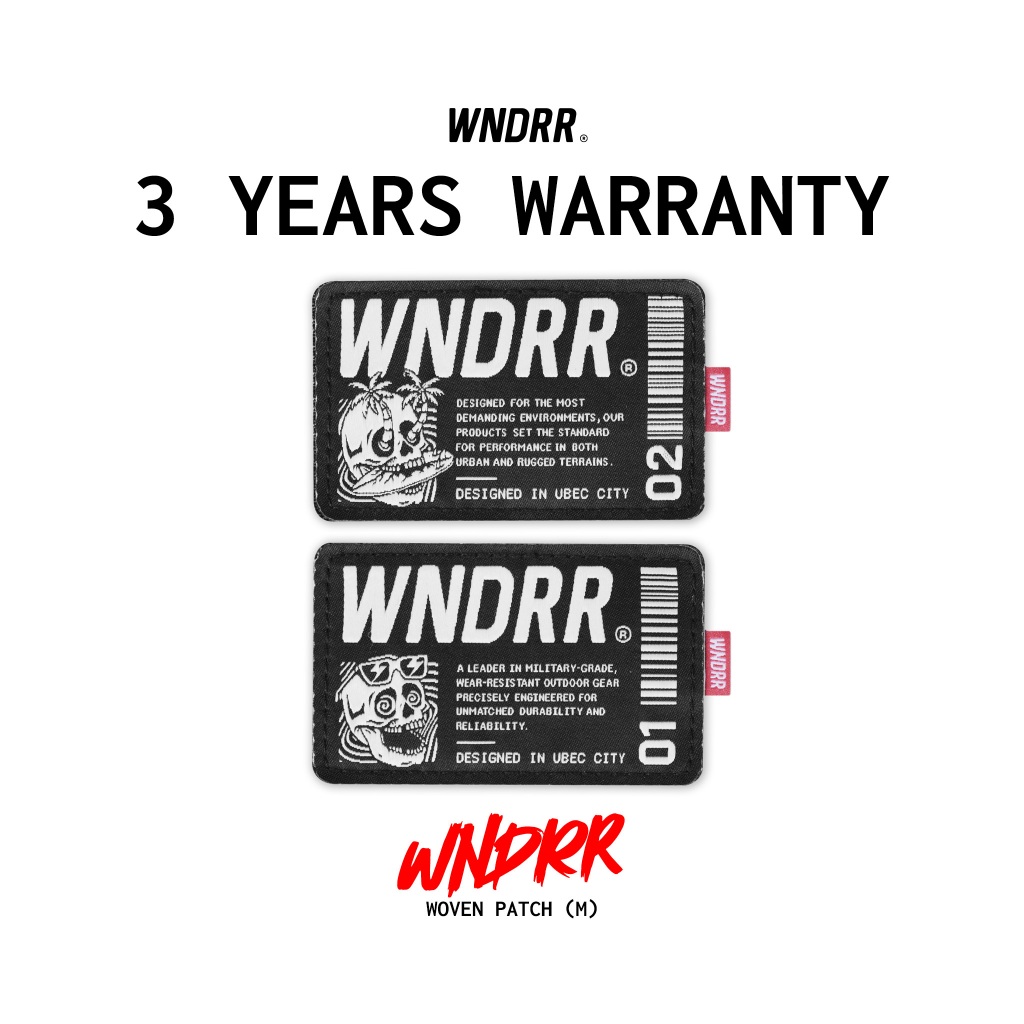 WNDRR Woven Patch Medium (2PCS) | Shopee Singapore