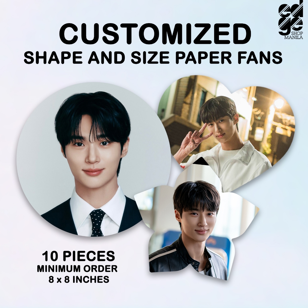 Customized Shape and Size Paper Fans Print and Cut ( 300 GSM Paper ...
