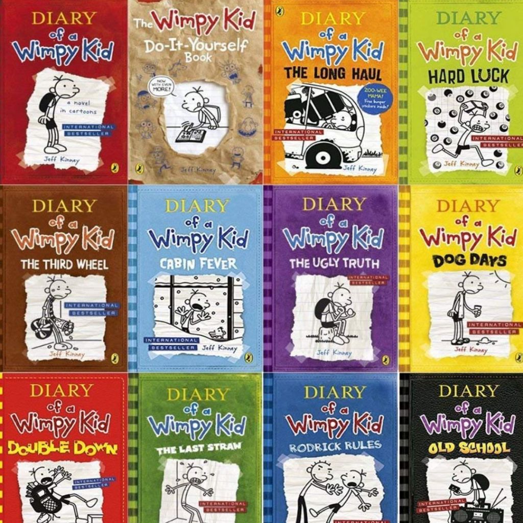 Diary of a Wimpy Kid Series by Jeff Kinney (Secondhand Preloved Book ...