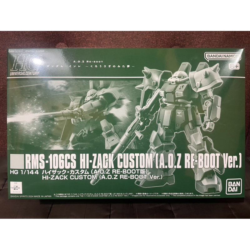 P-Bandai 1/144 HGUC Hi-Zack Custom (AoZ Re-Boot Ver.) | Shopee Singapore