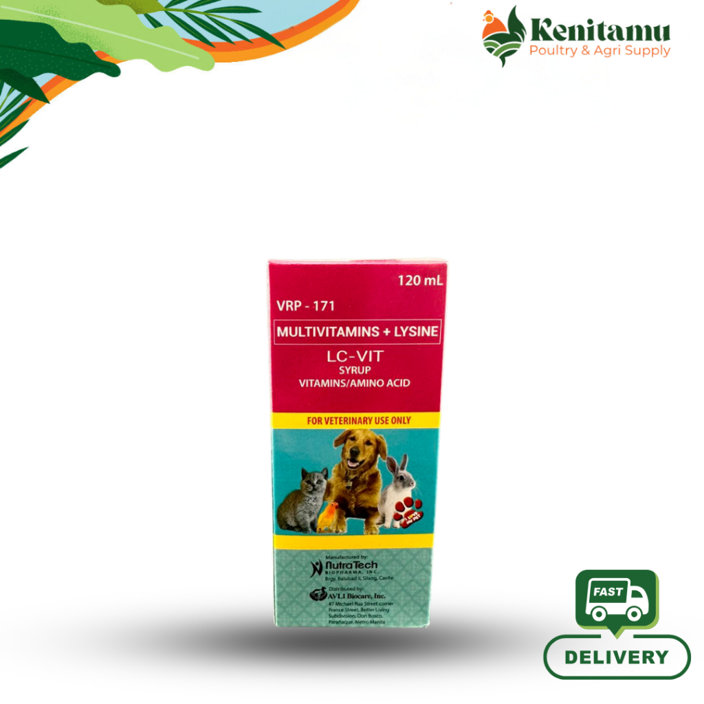 LC-Vit Plus Syrup 120mL – Multivitamins with Lysine & Taurine for Cats ...