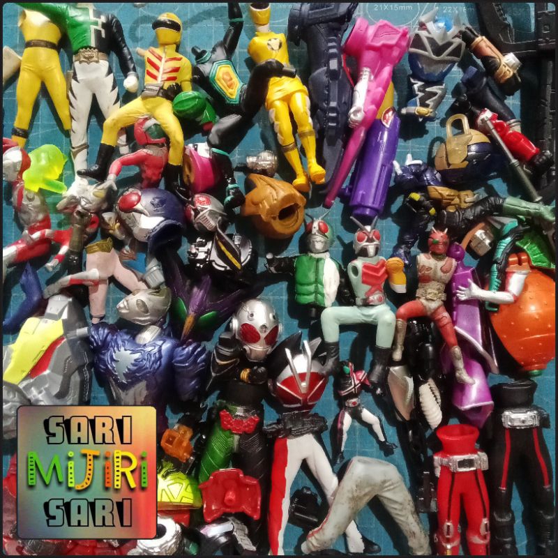 Tokusatsu Super Sentai Kamen Rider Ultraman Space Sheriff gashapon ...