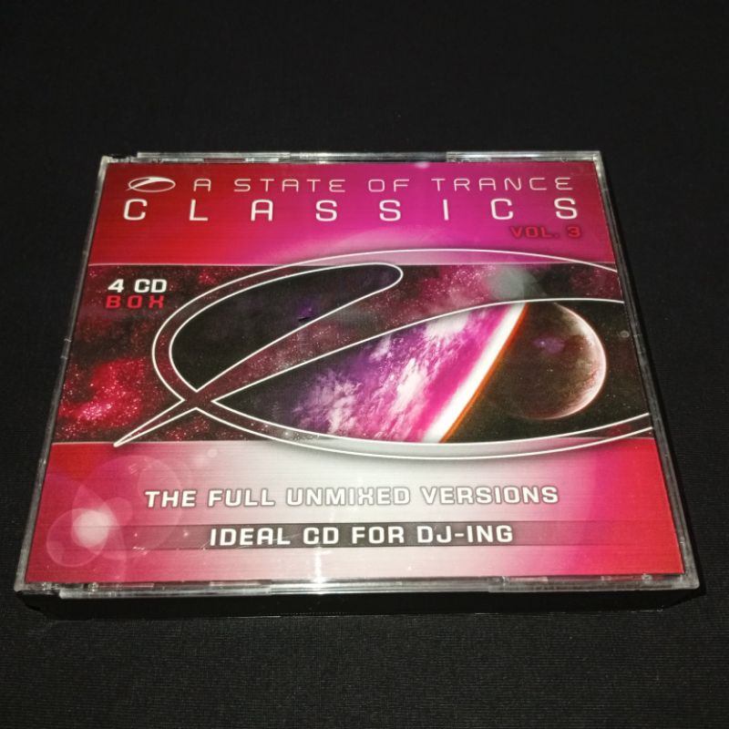 A STATE OF TRANCE CLASSICS Vol.3 CD (4 Disc) Compilation Paul van Dyk Techno music album ...