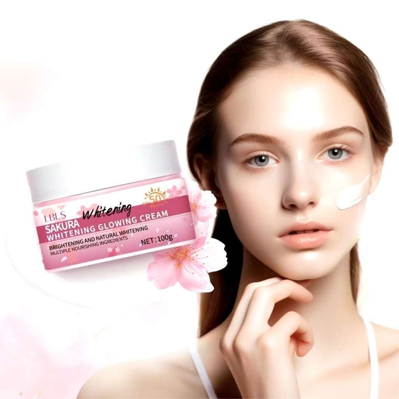 Sakura Whitening Glowing Cream Deep Moisturizing & Brightening with SPF ...