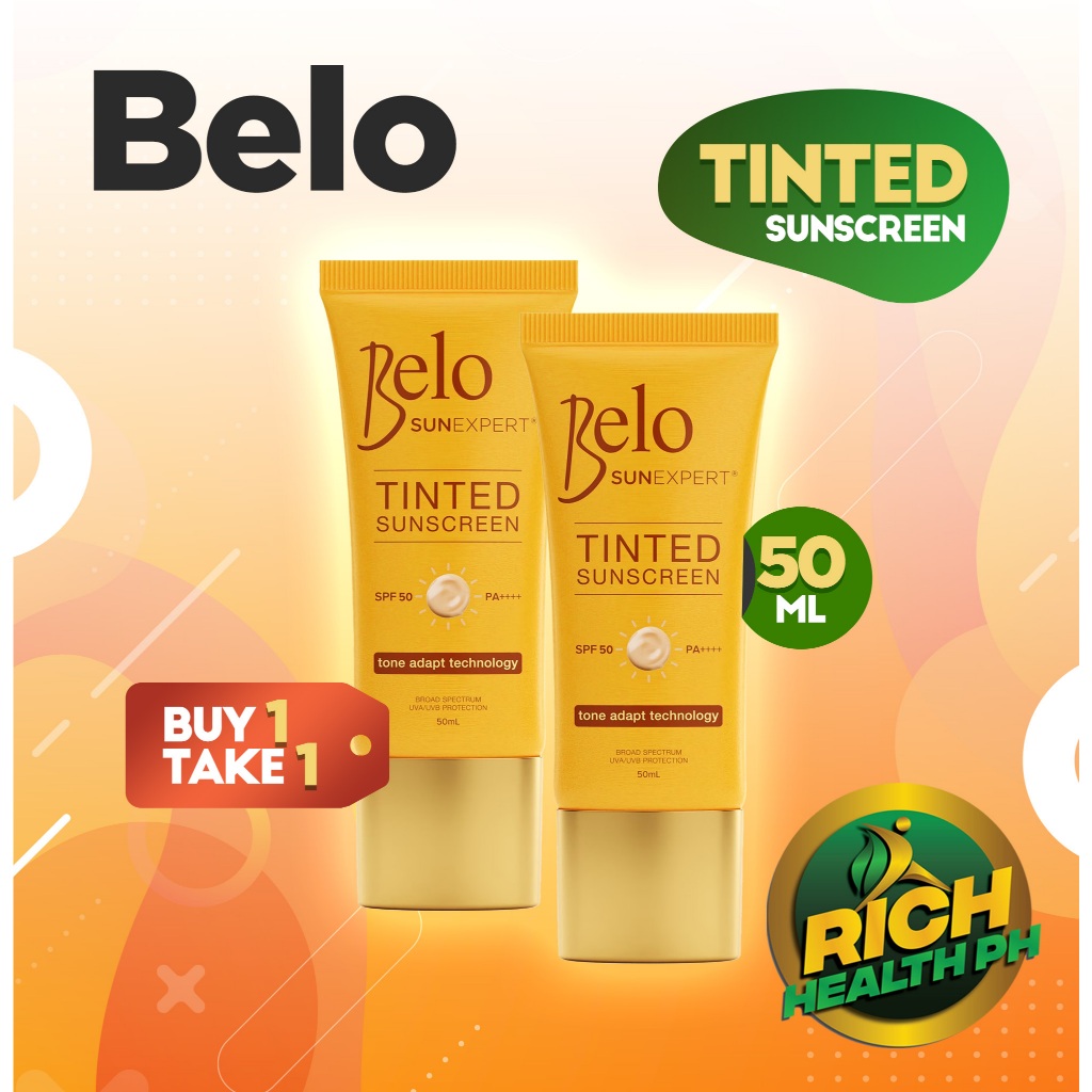 Belo SunExpert Tinted Sunscreen SPF50 PA++++ 50mL Buy1 Take 1 | Shopee ...