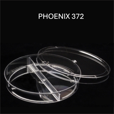 25pcs PHOENIX Plastic Petri Dish with Partition (Biplate), 2 Sections ...