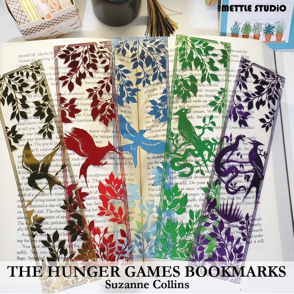 TMS | Suzanne Collins Bookmarks – Hunger Games, Catching Fire ...