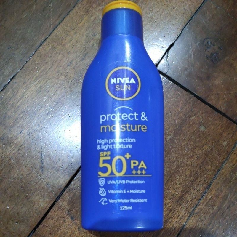 Nivea sun protect & moisture SPF 50+ PA+++ 125ml | Shopee Singapore