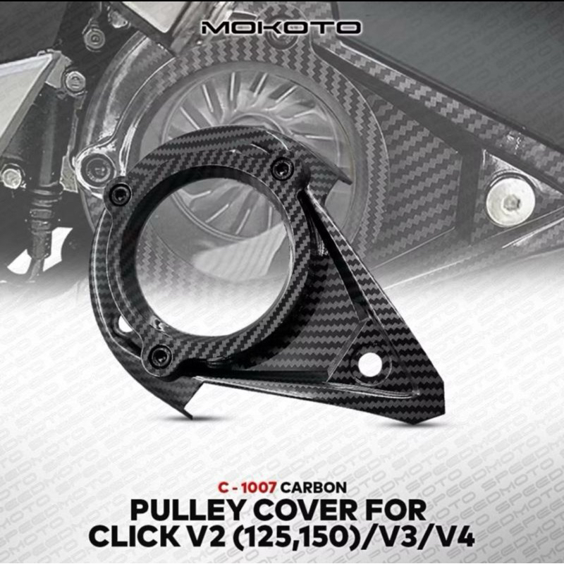 PULLEY COVER FOR CLICK V2 / CLICK V3 / CLICK V4 WITH TRANSPARENT SCREEN ...