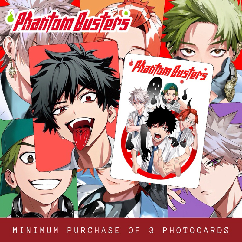 Phantom Busters Laminated High Quality Manga Photocards | Shopee Singapore