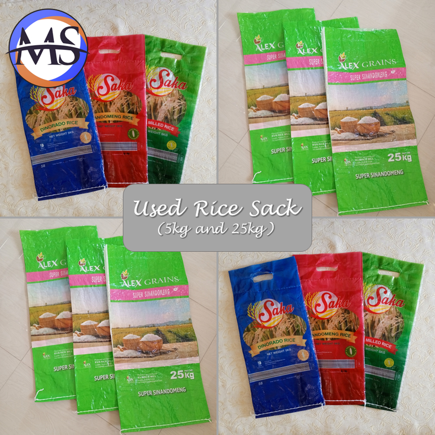 Used Rice Sacks (5kg & 25kg) | Shopee Singapore