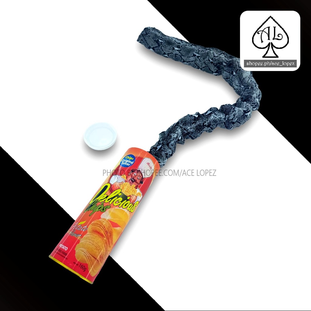 Potato Chips in a Tube Snake Pop-Up Ultimate Prank als21207 | Shopee ...