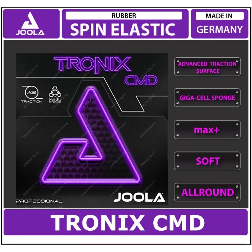 Joola Tronix CMD Rubber table tennis rubber ping pong rubber BrandNew ...