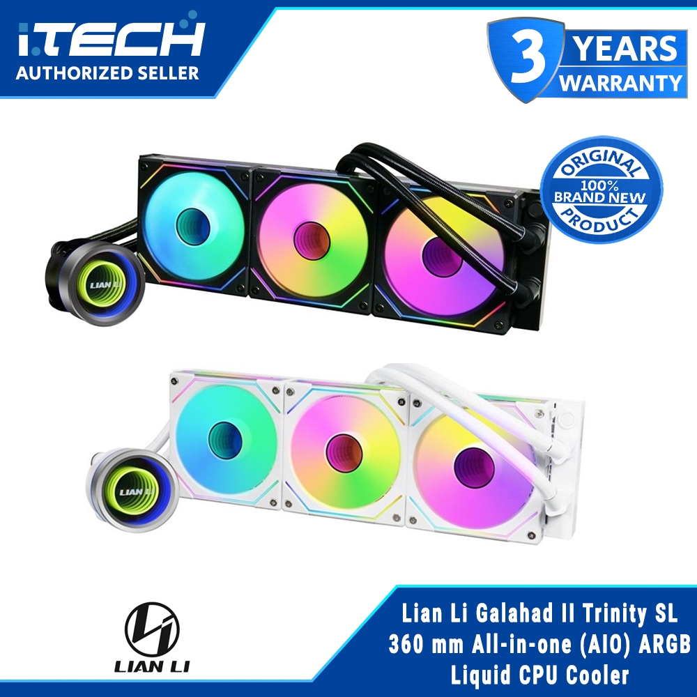 Lian Li Galahad II Trinity SL 360 mm All-in-one (AIO) ARGB Liquid CPU ...