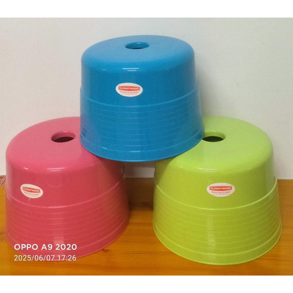 STOOL SHORT CHAIR LAUNDRY STOOL SUNNYWARE PLASTIC LAUNDRY STOOL ...
