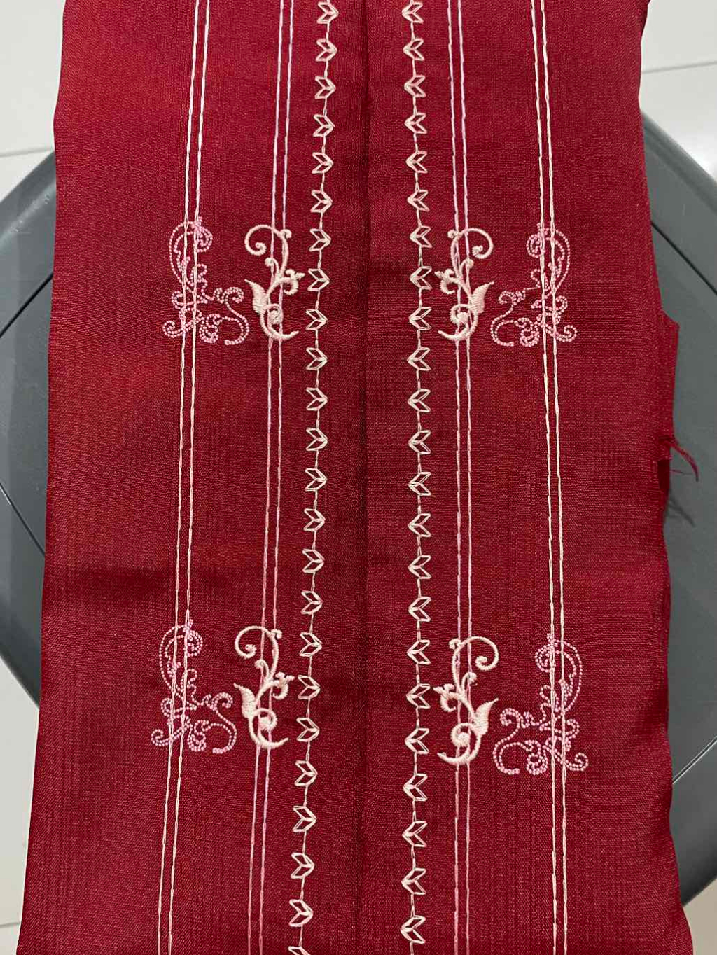 NICHOLAS - MIYAKI FABRIC PRE CUT WITH EMBROIDERY (1.5 YARDS SHORT ...