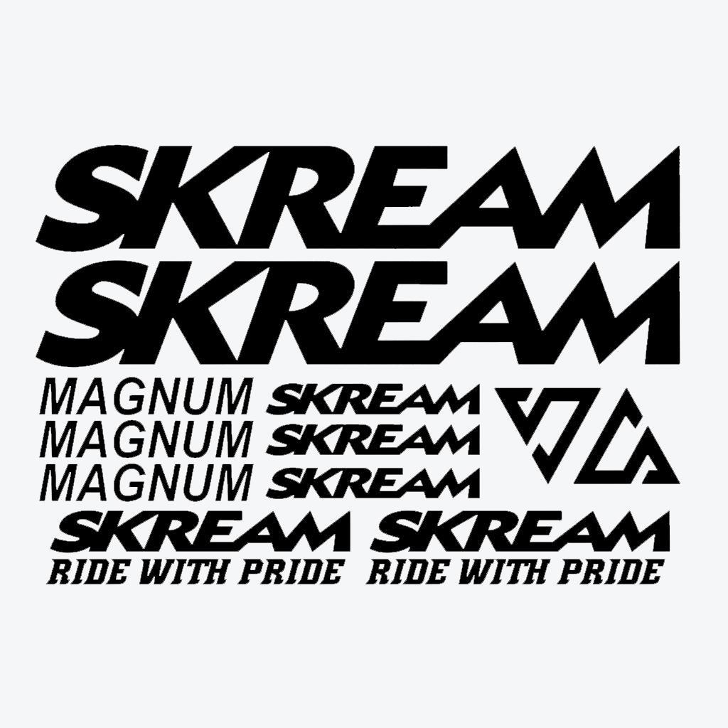 SKREAM Cutting sticker Fixie/sticker fixie Bike Skream sticker cutting ...