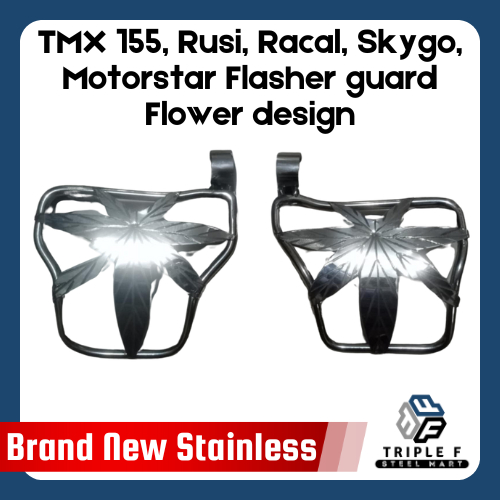 BRAND NEW | TMX 155, Rusi, Racal, Skygo, Motorstar Flasher guard Flower ...